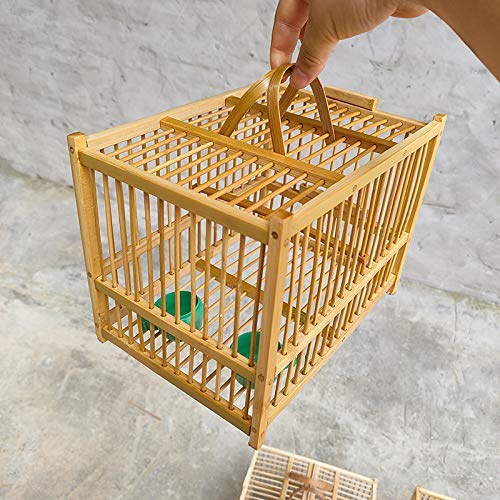 Creative Handmade Birdcage One Grid Two Grids Bird House Pet Supplies Store Transport Square Home Outdoor Decoration