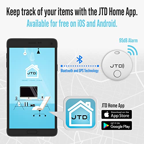 JTD Smart Wireless Bluetooth GPS Key Finder Tracker Tag w/iOS & Android App [JTD-KFW2]