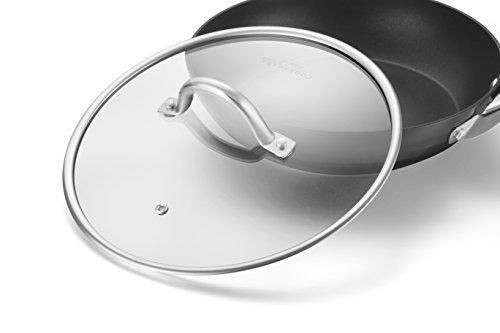 cooper pan Diamond-Infused Nonstick Induction Safe Cookware Set, Scratch-Resistant Pots and Pans Set with Glass Lids, Dishwasher Safe Oven Safe 10-Piece, Copper Brown
