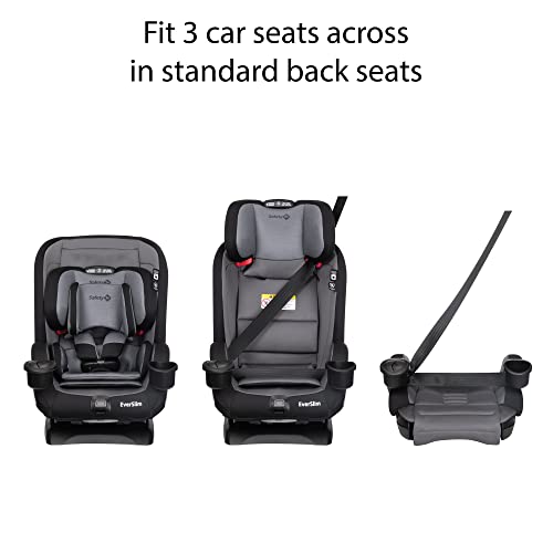 Safety 1st Everslim DLX All-in-One Convertible Car Seat, 4 Modes of use: Rear-Facing, Forward-Facing (22β65 lbs), Belt-Positioning Booster (40β100 lbs), Backless Booster (40β100 lbs), Dunes Edge