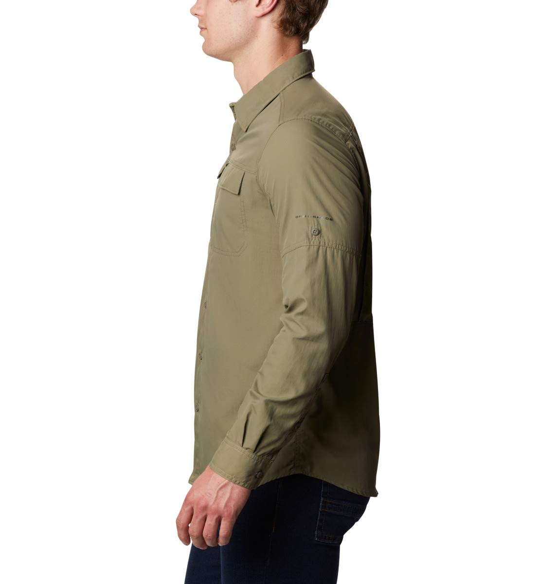 Columbia Men's Silver Ridge2.0 Long Sleeve Shirt, Stone Green, Medium