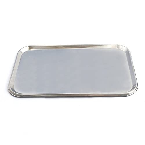 PRECISE CANADA: Flat Type Instrument Tray Stainless Steel 19" X 12 1/2" X 5/8"