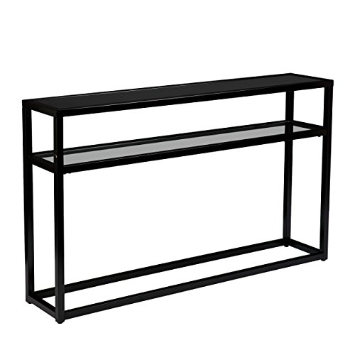 SEI Furniture Baldrick Narrow Console Table, 50.25 in x 10 in x 30.25 in, Black