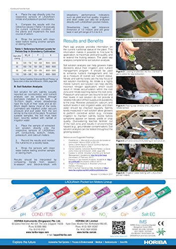 HORIBA LAQUAtwin Salt-22 Compact Salt Meter (Ion Selective Eelectrode Method) for Water, Viscous Liquids, Solids, and Powder Samples