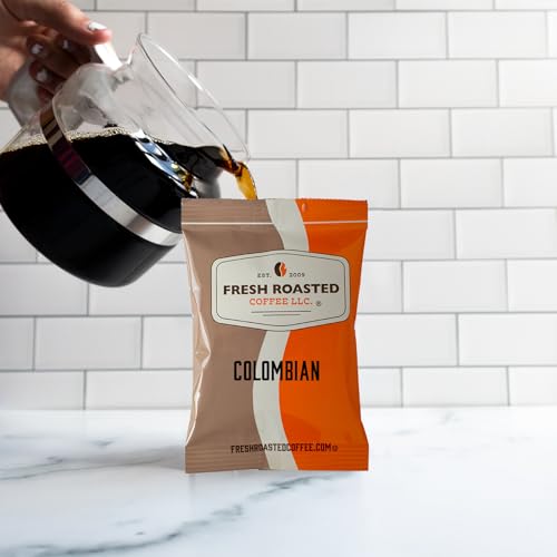 Fresh Roasted Coffee, Colombian Supremo, Pre-Ground Fractional Packs, 1.75 Ounce, 42 Count