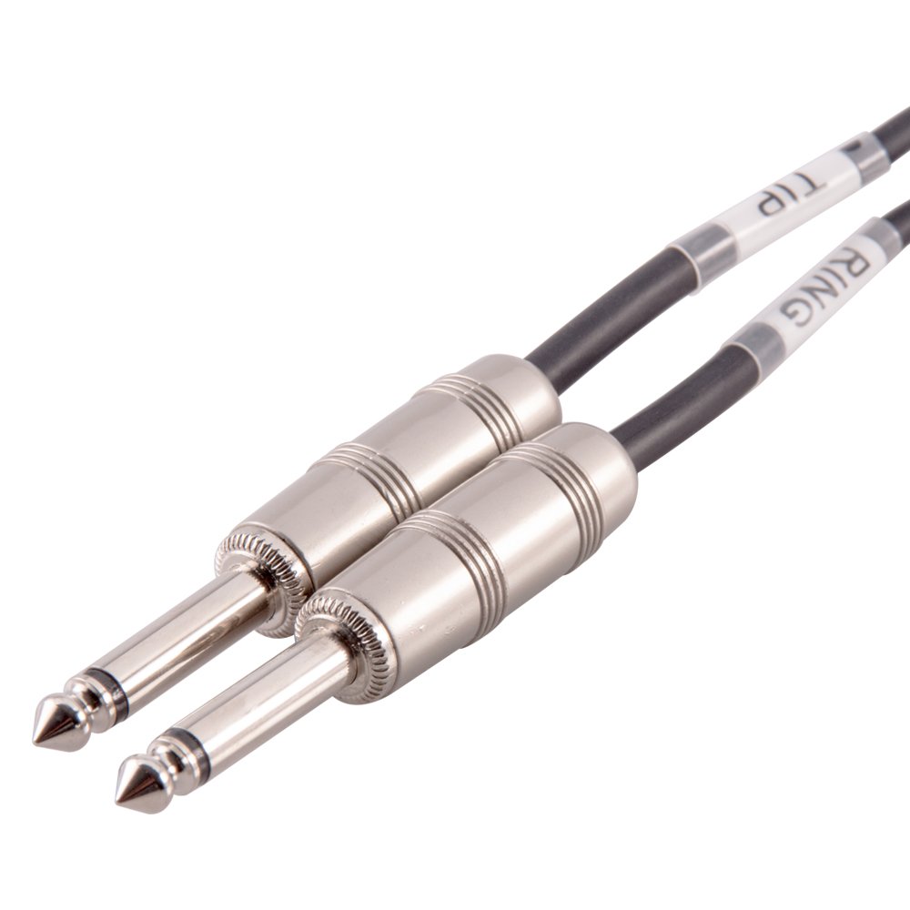 Seismic Audio 1 Foot TRS Male to Dual 1/4 Inch TS Y Splitter Cable-Interface Cord (SA-Y81)