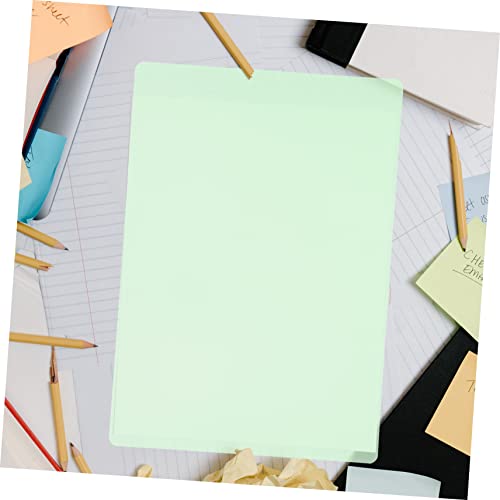 MAGICLULU Kids Writing Pad 64 Pcs Translucent Reading Strip Writing Pad Staples Plastic Clipboard A4 Plastic Clipboards Playdough Tools Writing Tablet for Bookmarks for Bulk Exam Pads