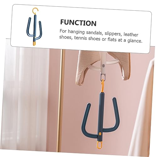 Swivel Hook Hanger Small Drying Rack Multi Purpose Hanger Swivel Hooks Small Clothes Drying Rack Shoe Racks Shoes Hanger Slipper Drying Racks Shoe Hook abs rotatable to Rotate