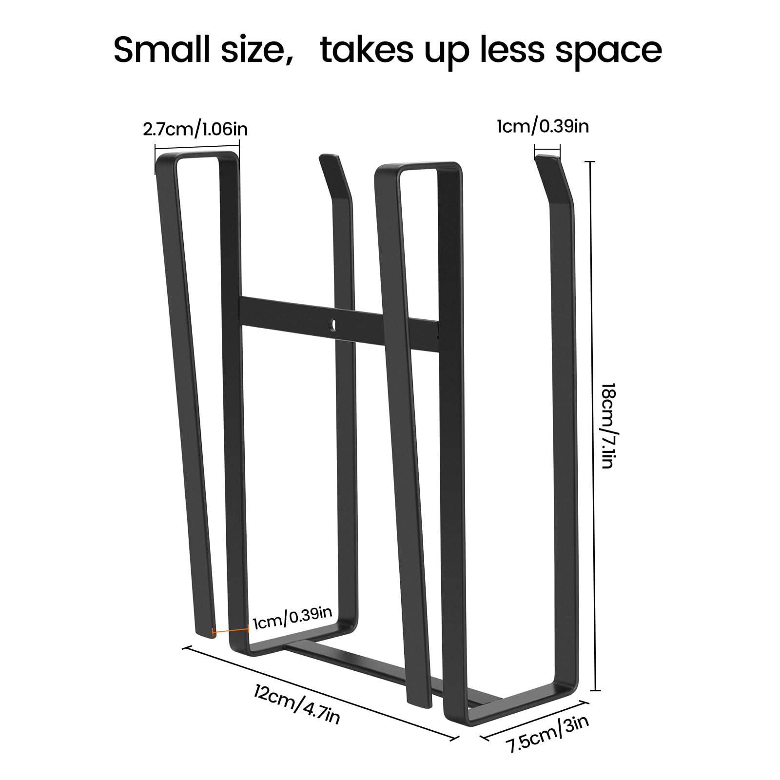 GardTok Tumbler Lid Organizer, Space Saving Cup Lid Organizer for Yeti/Stanley/Simple Modern Cup Accessories, Tumbler Lid Storage Hook, Cup Lid Holder for Kitchen Cabinets and Countertops