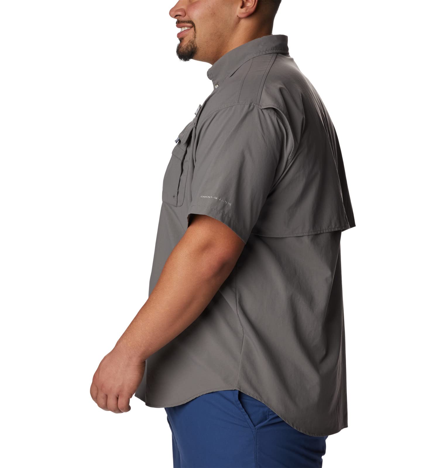 Columbia Men's Standard Bahama Ii Short Sleeve Shirt, City Grey, Small