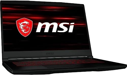 MSI 2022 GF63 Thin Gaming 15.6" FHD Laptop, Intel Core i5-10300H Processor, 64GB DDR4 RAM, 2TB PCIe SSD, Backlit Keyboard, GeForce GTX1650 Max-Q Graphics, HDMI, Win 10, Black, 32GB USB Card