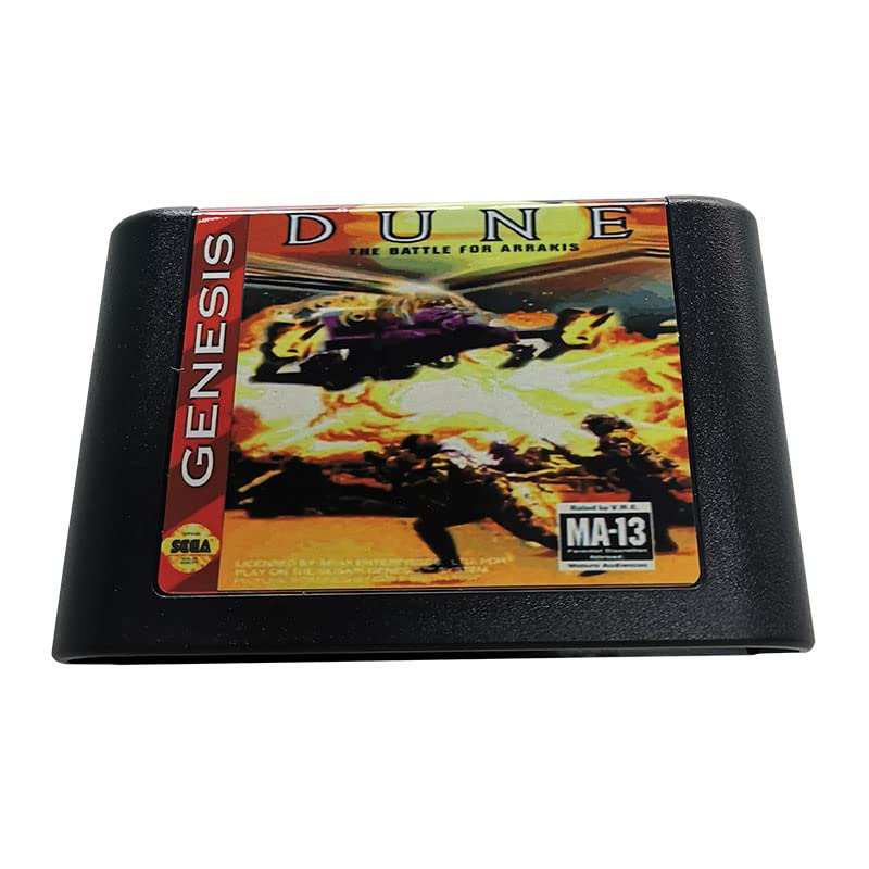 Dune the Battle for Arrakis Video Game Card for S-e-g-a Megadrive Geneis Game Cartridge