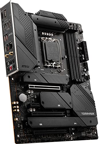 MSI MAG Z690 Tomahawk WiFi Gaming Motherboard (ATX, 12th Gen Intel Core, LGA 1700 Socket, DDR5, PCIe 5, 2.5G LAN, M.2 Slots, Wi-Fi 6E)