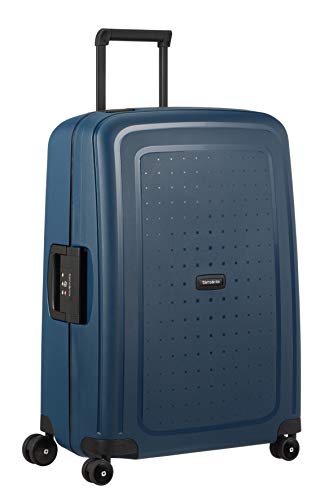 Samsonite Unisex_Adult Luggage Suitcase, Blue (Navy Blue), M (69 cm-79 L)
