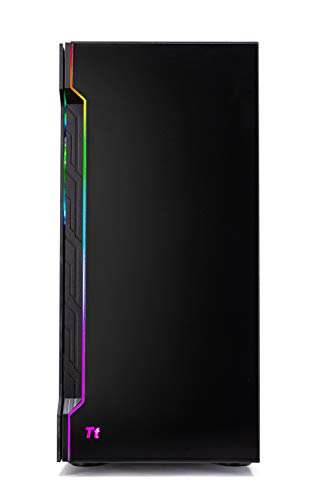 SkyTech Shadow 3.0 Gaming Computer PC Desktop - Ryzen 5 3600 6-Core 3.6GHz, RTX 2060 6G, 1TB SSD, 16GB DDR4 3000, RGB Fans, AC WiFi, Windows 10 Home 64-bit, Black