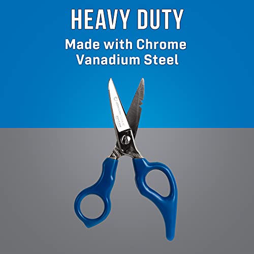 Jonard Tools ES-1964ERG Stainless Steel Electrician Scissors, For Heavy Duty Use With Ergonomic Handle
