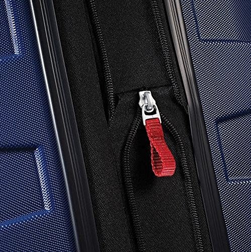 Samsonite Ziplite 3.0, 20in Carry-on, Hardside Spinner Luggage telescoping_handle(Deep Purple)