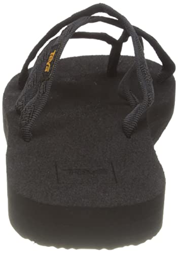 Teva Women's Olowahu Flip-Flop - 9 B(M) US - Mix Black on Black