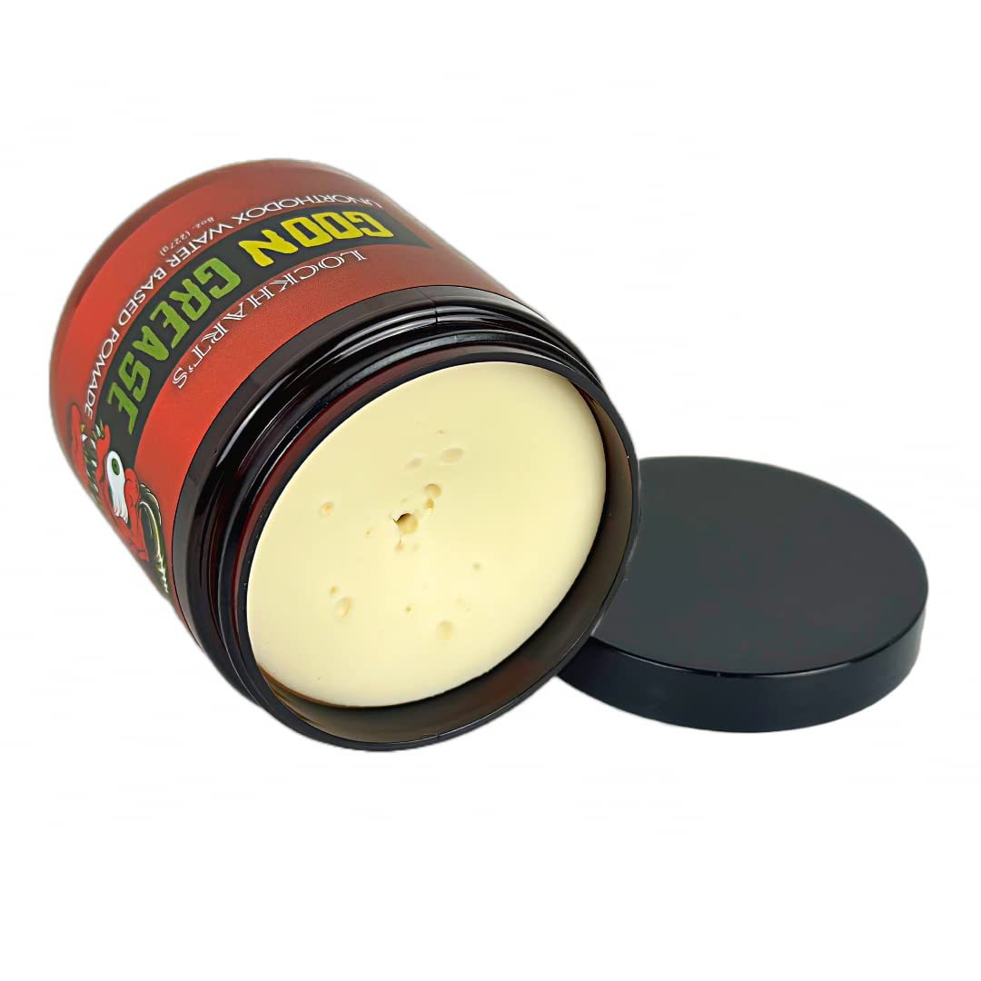 Lockhart's Unorthodox Water-Based Goon Grease Firm Hold Hair Pomade, High Shine (8 Ounce)