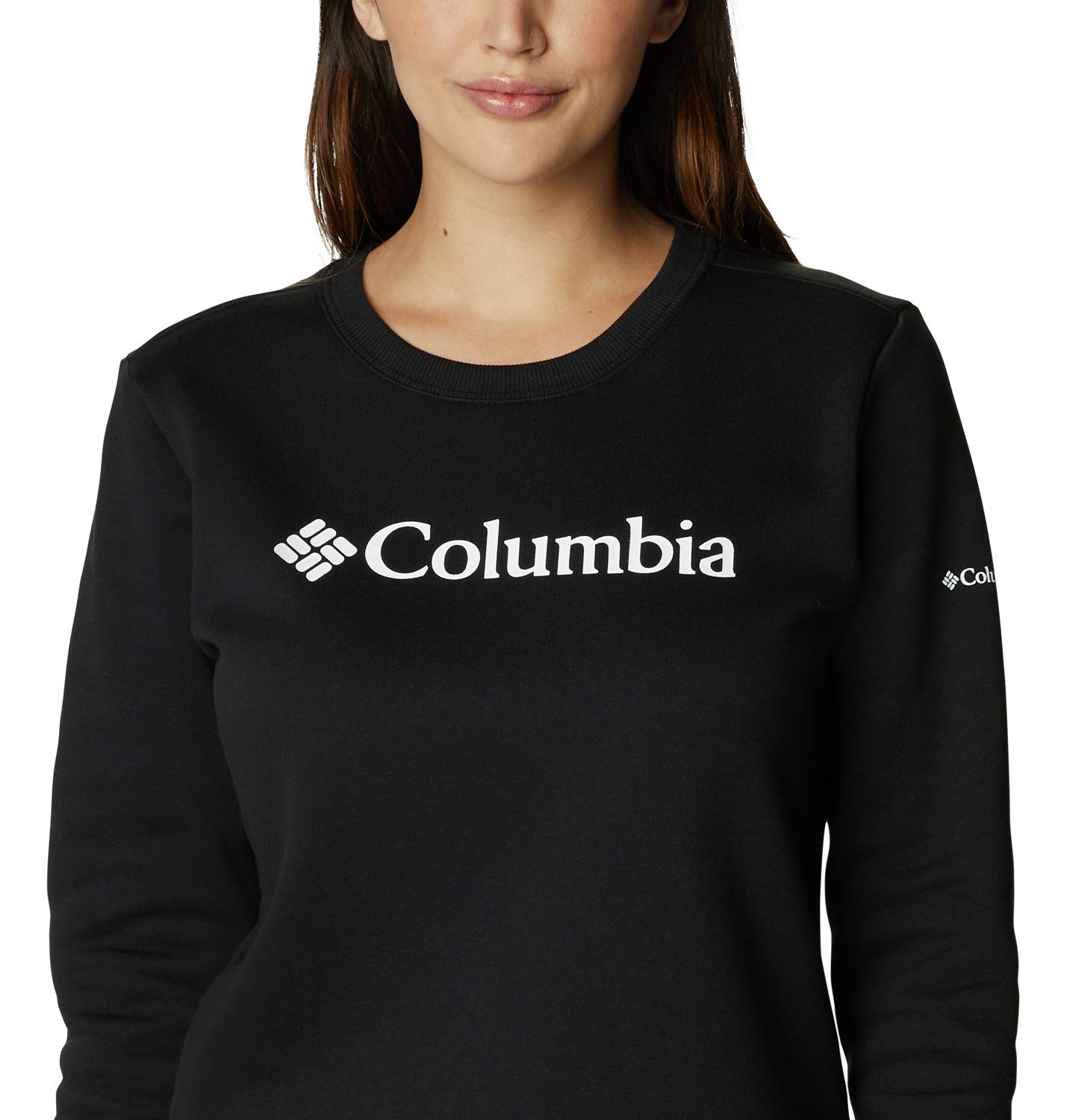 Columbia Women's Logo Crew, Black, Large