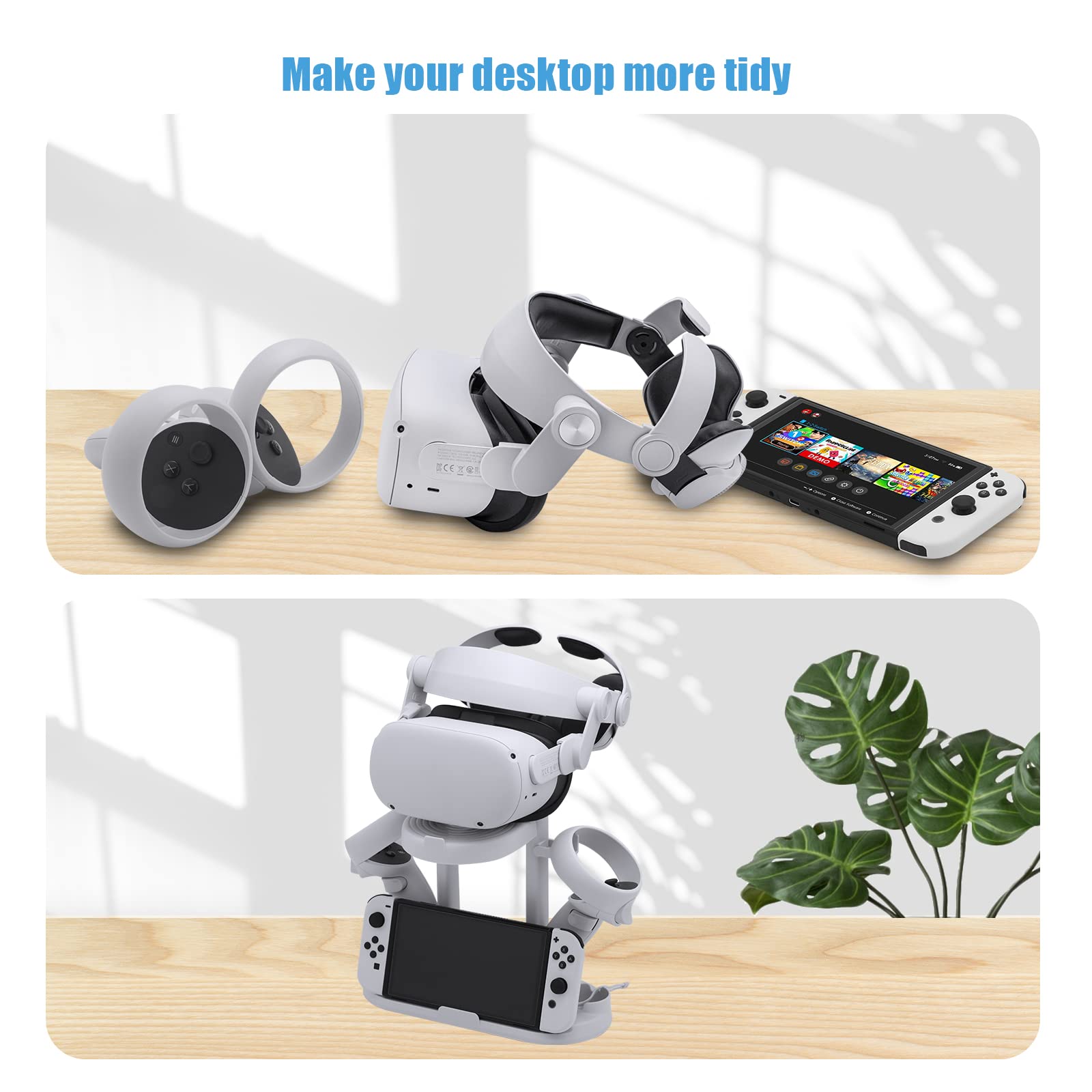 General Fantasy Beat Saber Oculus Quest 2 Accessories, Oculus Quest 2 Sword Grip,Oculus Quest 2 Holder, Holder Stand Compatible with Oculus Quest 2