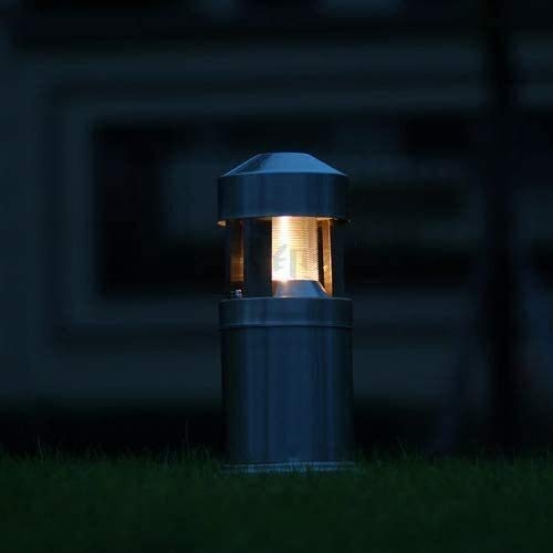 DJDLLZY Outdoor Waterproof Stainless Steel Column Headlight Simple Garden Primary Color Pillar Lamp Home Villa Street Lamp Column Headlight
