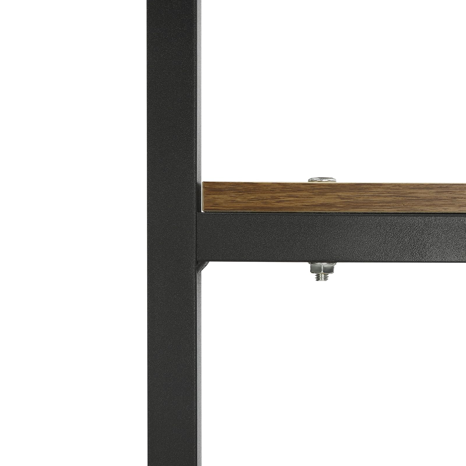 KannBeki Over Washer and Dryer Shelves,Dryer Storage Shelf,Laundry Room Storage and Organizer Standing Shelf,Height Adjustable Laundry Room Shelves, Load-bearing Capacity 418.9 lbs (Light Walnut)