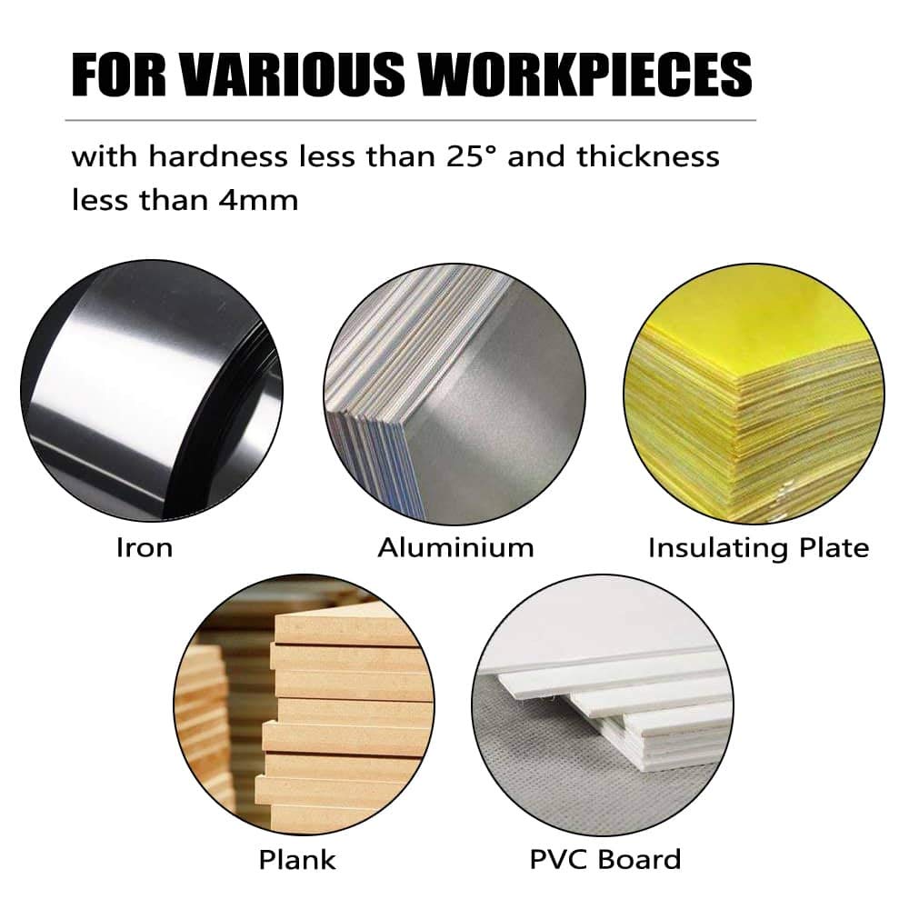 Hymnorq Metric Titanium Coated HSS Spiral Groove Step Drill Bit Set of 3pcs 4-12/4-20/4-32mm with 1/4" Hex Shank Packed in Reusable Case for Cutting Holes in Iron Plate Aluminum Plate, etc.