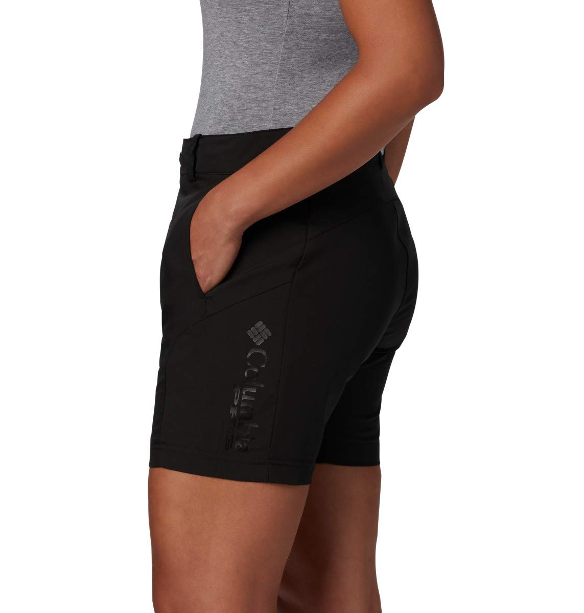 Columbia Women's Standard W PFG Buoy Water Short, Black, 6x8