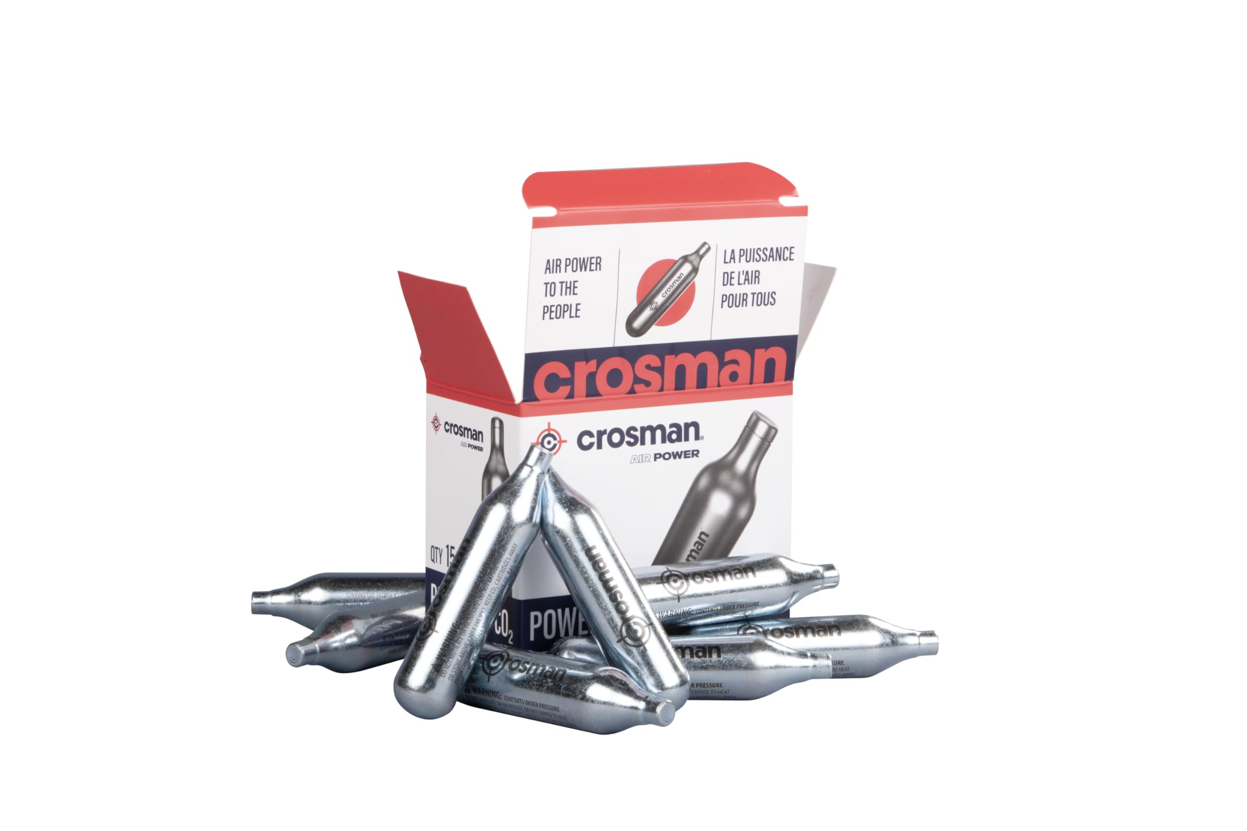Crosman 15-Count CO2 Cartridges For Air Rifles And Air Pistols