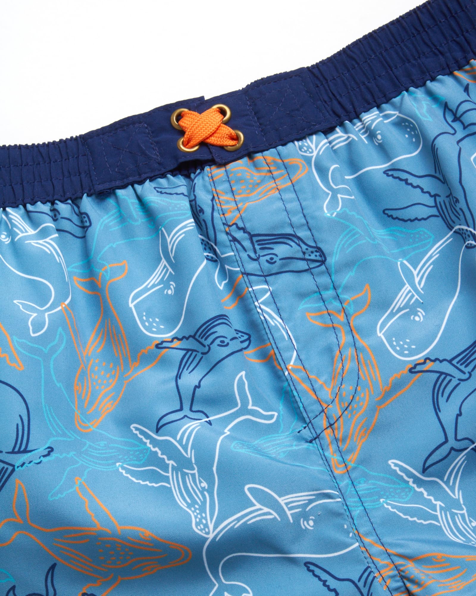 Quad Seven Little Boys' Rash Guard Swim Set - 3 Piece Bathing Suit Trunks and Rash Guard Shirt (2T-7), Size 2 Toddler, GreenNavy Palm Trees