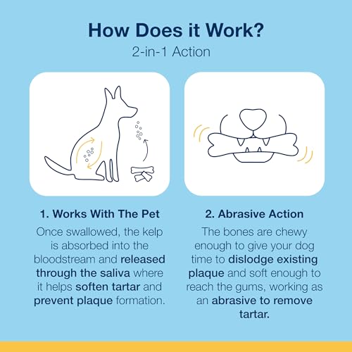 ProDen PlaqueOff System Dental Care Bones for Dogs - Vegetable 17 oz
