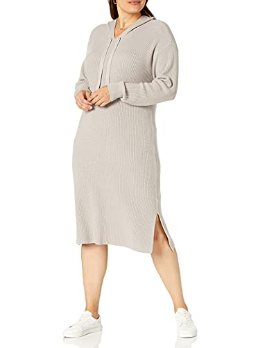 The Drop Women's Claudia Cuddle Hoodie Midi Dress, Porpoise, M