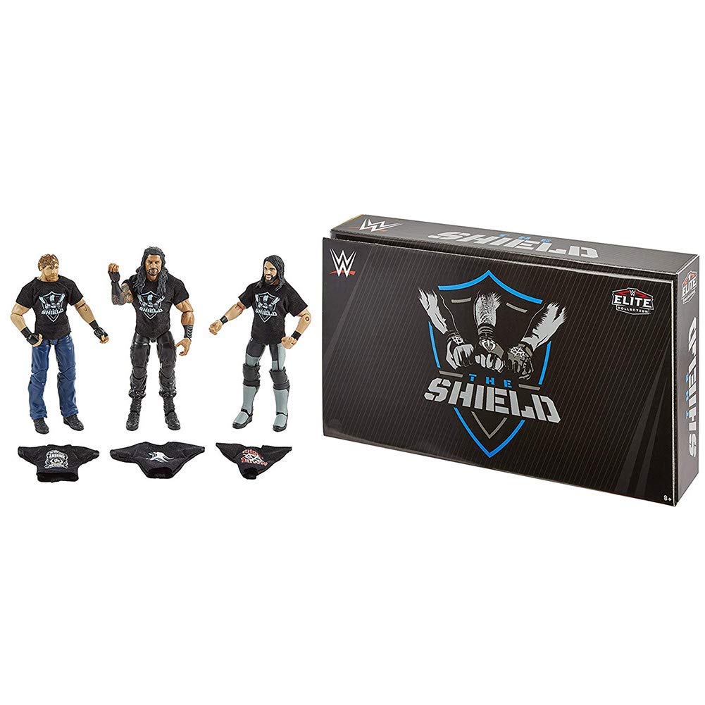 WWE Authentic Wear The Shield Reunion Epic Moment 3-Pack Figure Set Multi