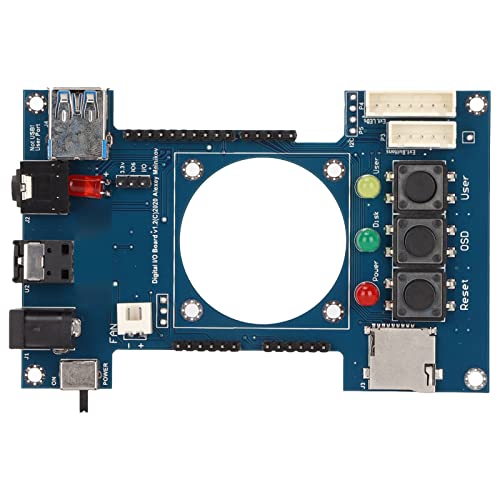 IO Board, Manual Soldering Digital IO Module 3 Status LED Lights Professional Mini for Gamepad