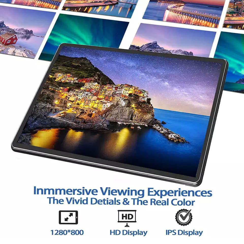IOD Tablet 10 Inch Android 10 GO, 1.5 GHz Quad-Core A133 Processor ,4GB RAM 64GB ROM, 1280 x 720HD IPS Display, 5000mAh Battery, Support WiFi, Bluetooth