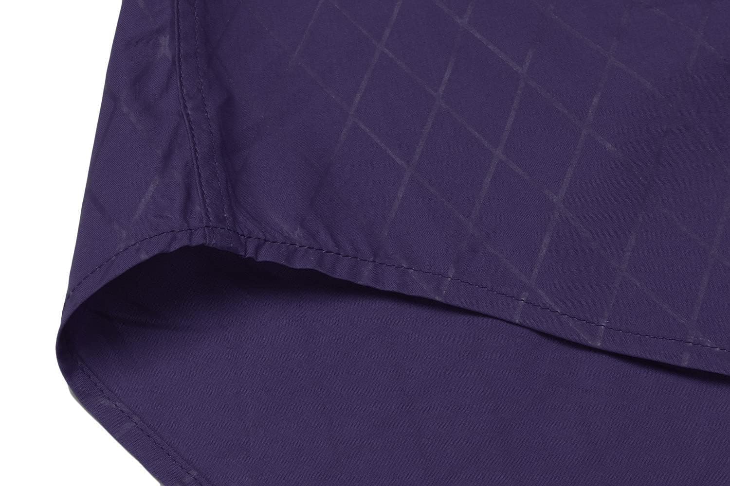 COOFANDY Mens Shirt Business Dress Casual Slim Fit Button Down, Solid Purple, XX-Large, Long Sleeve