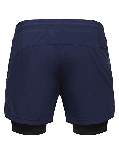 COOFANDY Mens Workout Fitted Shorts Bodybuilding Athletic Running Training Short
