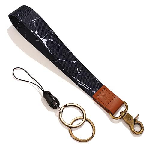 COOKOOKY Wrist Lanyards Key Chain Holder Premium Quality Wristlet Lanyard Keychain for Women