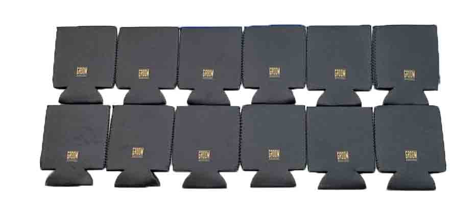 Groom Keepers Happy 50th Birthday Decorations Him or Her Can & Bottle Cooler 12 Pack - Celebrate Your Favorite 50 Year Old's Birthday With These Insulated Beverage Sleeves - Thermocoolers