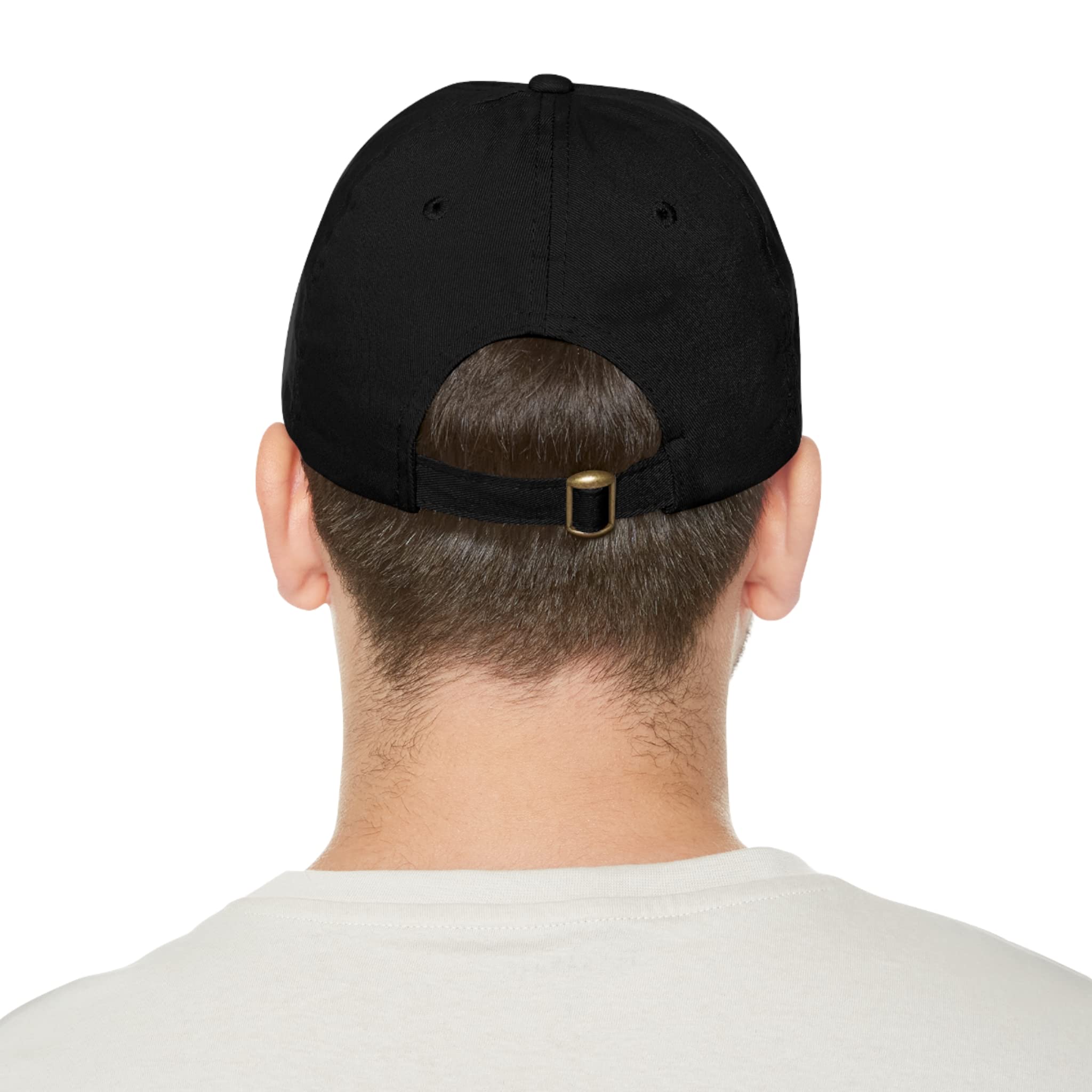 GODMERCH Personalized Dad Hat with Leather Patch, Custom Nickname and Kids Name Hat, Custom Leather Patch Hat, Gifts for Dad On Fathers Day, New Dad Gift, Red