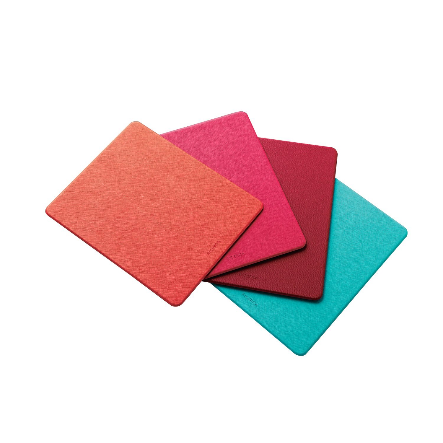 ELECOM Italian Leather Mouse Pad Reversible Type [Red & Blue] MP-ELRD (Japan Import)