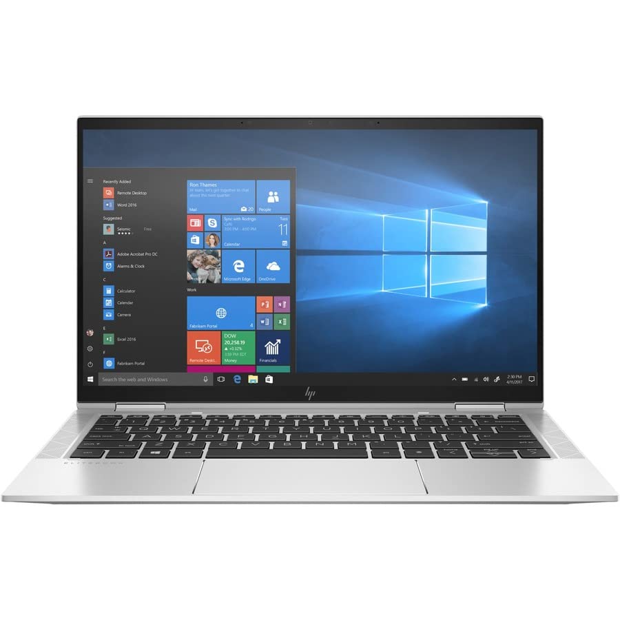 HP 6E2N0U8#ABA 2 in 1 Notebook - EliteBook x360 1030 G7 13.3" Touchscreen Convertible Intel Core i5 10th Gen i5 10210U 8 GB Total RAM 256 GB SSD (Renewed)