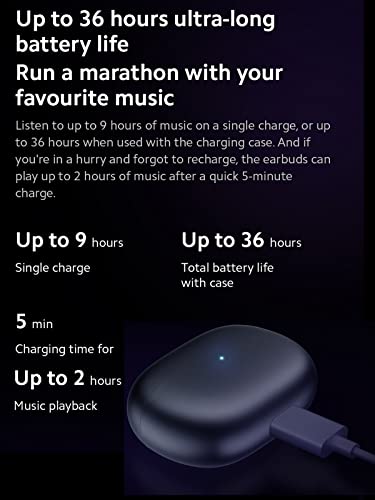 Xiaomi Redmi Buds 4 Pro TWS Wireless Earbuds Earphone Bluetooth 5.3 Active Noise Cancelling 3 Mic Wireless Headphone 36 Hours Life, 3-mic Noise Reduction for Calls, in-Ear Detection, White
