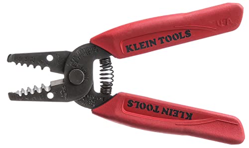 Klein Tools 11049 Wire Stripper / Cutter, Compact, Lightweight, Hardened Steel, Precision Ground, for Stranded Wires