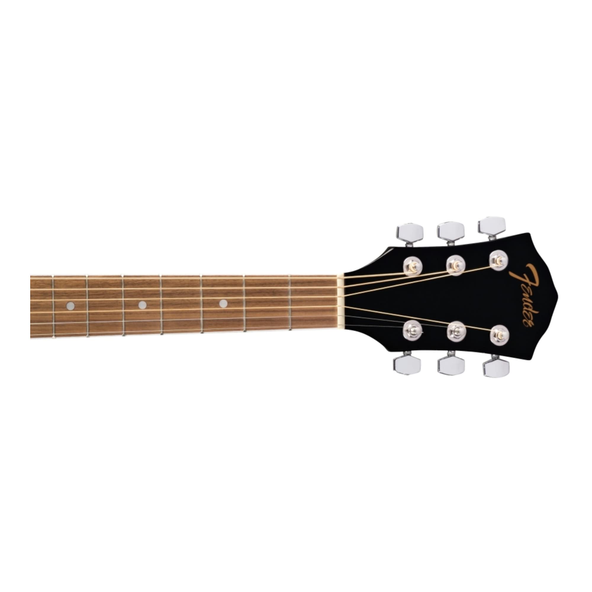 Fender FA-125 Dreadnought Acoustic Guitar, with 2-Year Warranty, Black, with Gig Bag