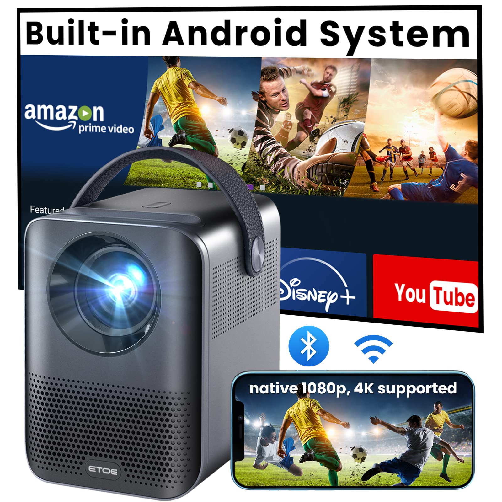ETOE D2 EVO with 100'' Screen