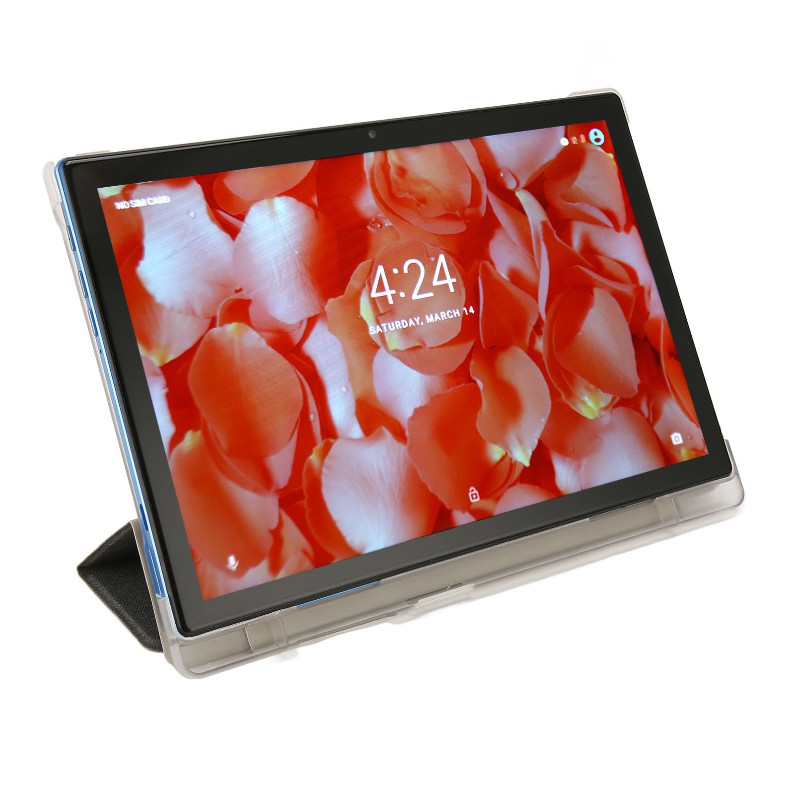 DAUZ Gaming Tablet 4G LTE 5G WiFi Office Tablet 10.1 Inch HD Case with Film (US Plug)
