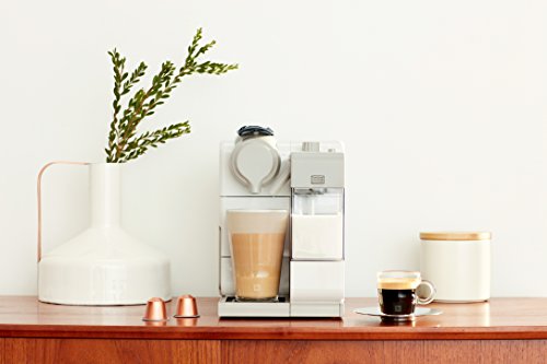 Nespresso Lattissima Touch Original Espresso Machine with Milk Frother by De'Longhi, White