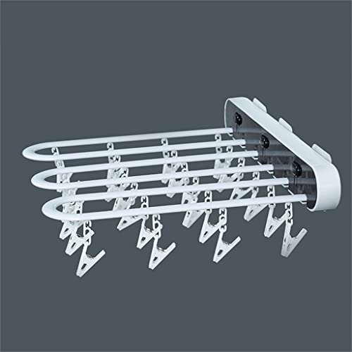 N/A Folding Multifunctional Clothes Rack Wardrobe Storage Rack Space Saving Clothes Rack (Color : D, Size